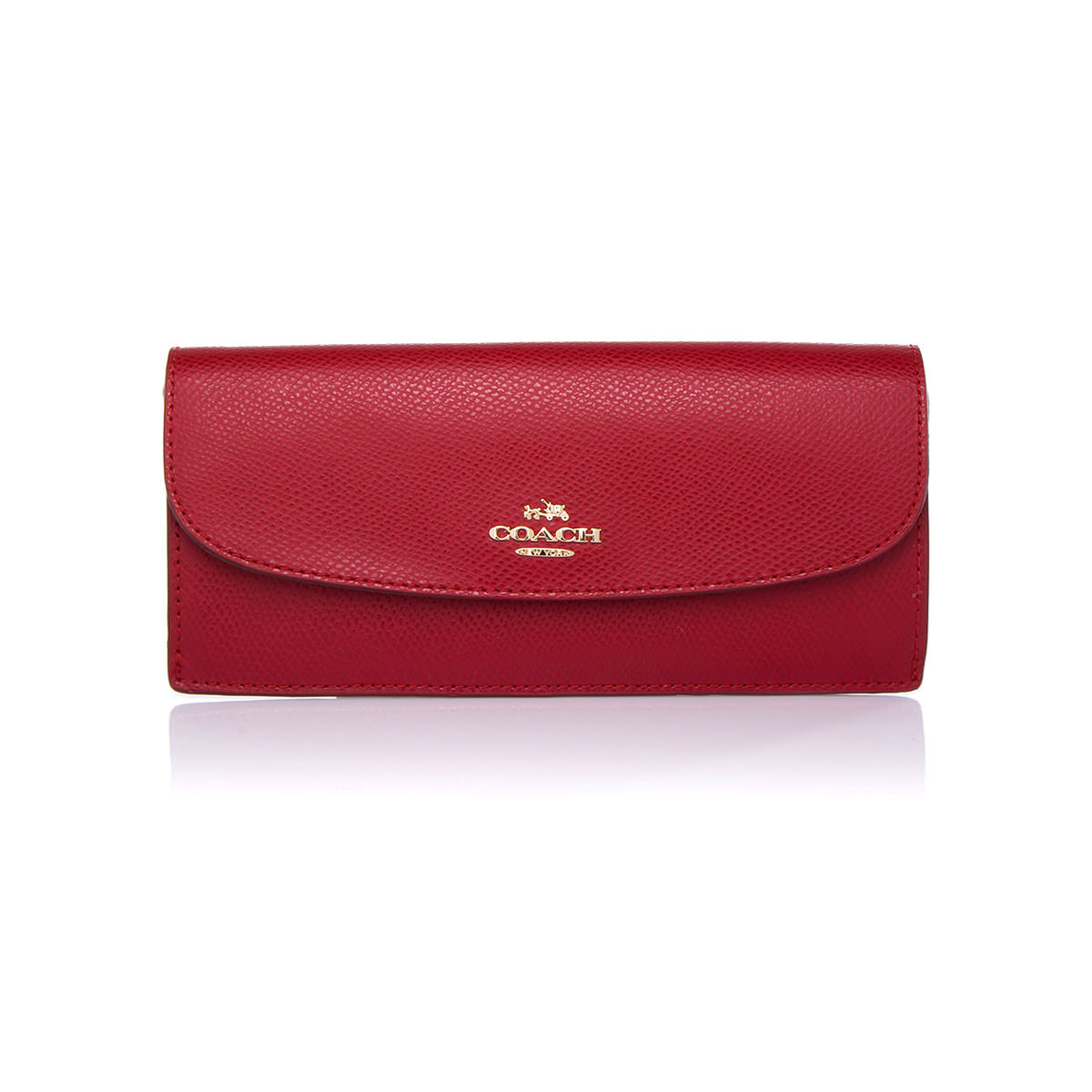 Coach Crossgrain Leather Soft Wallet ClutchCoach Crossgrain Leather ...
