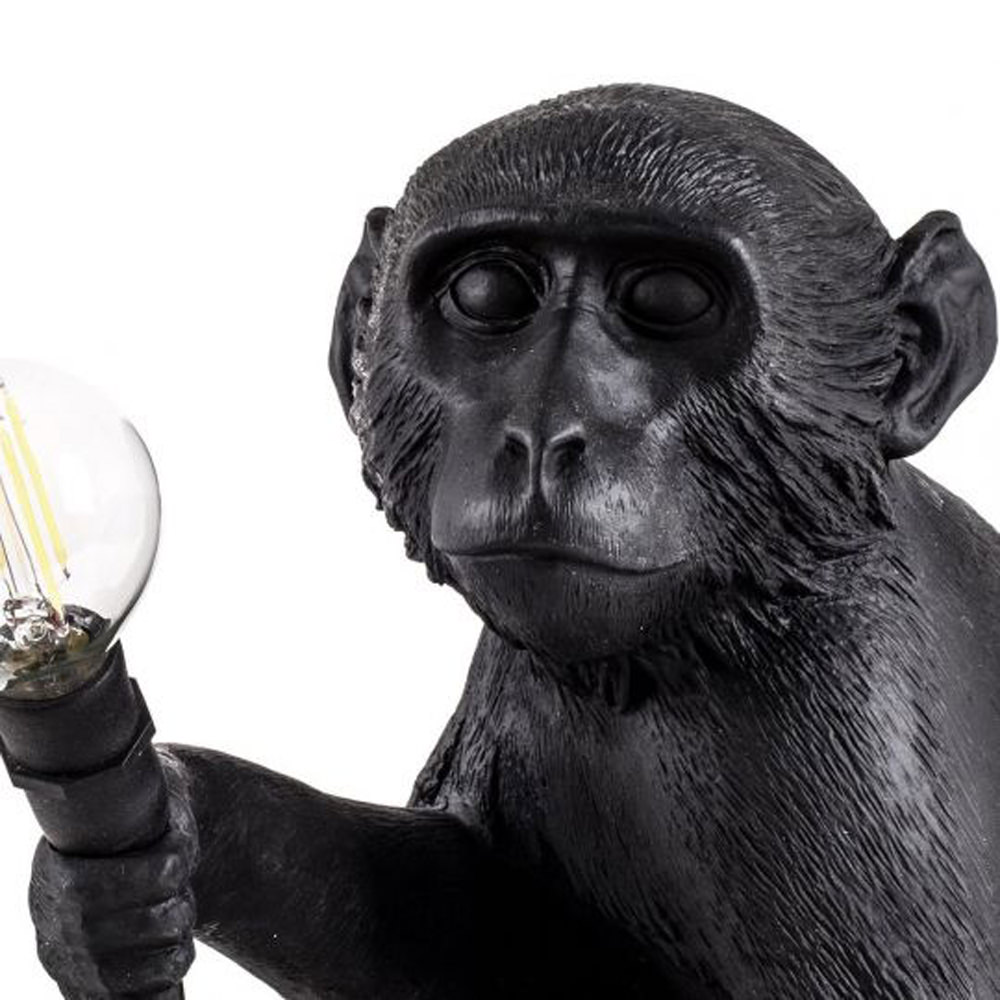 The Monkey Lamp Black Sitting VersionThe Monkey Lamp Black Sitting ...