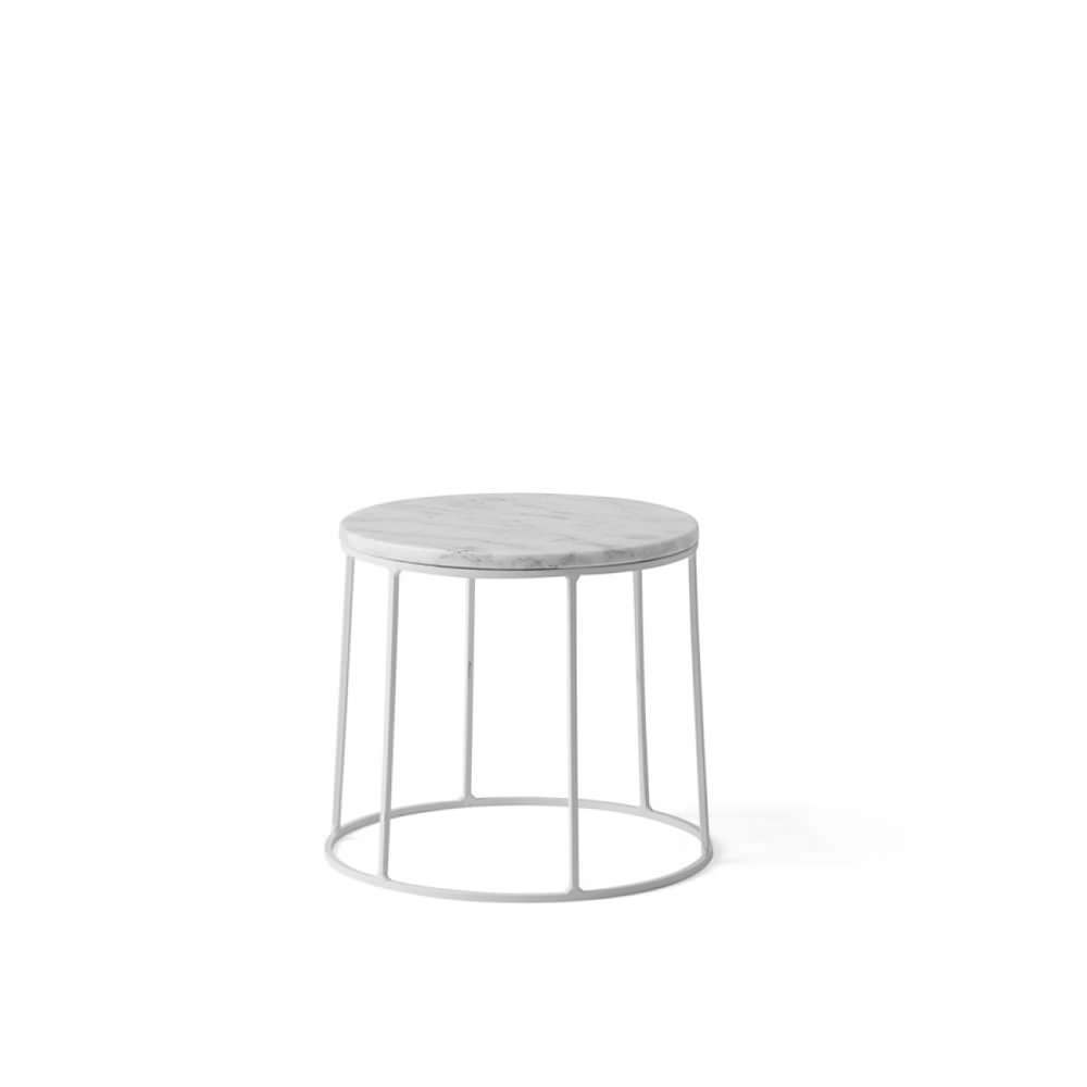 Wire Table Top Marble White BlackWire Table Top Marble White Black OFour