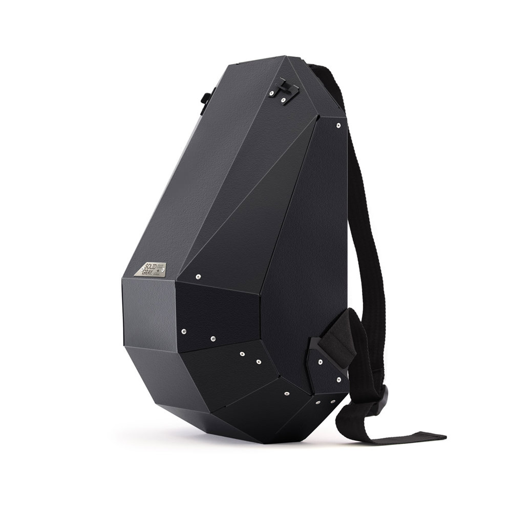 Hard-Shell Polymer Backpack Matte BlackHard-Shell Polymer Backpack ...