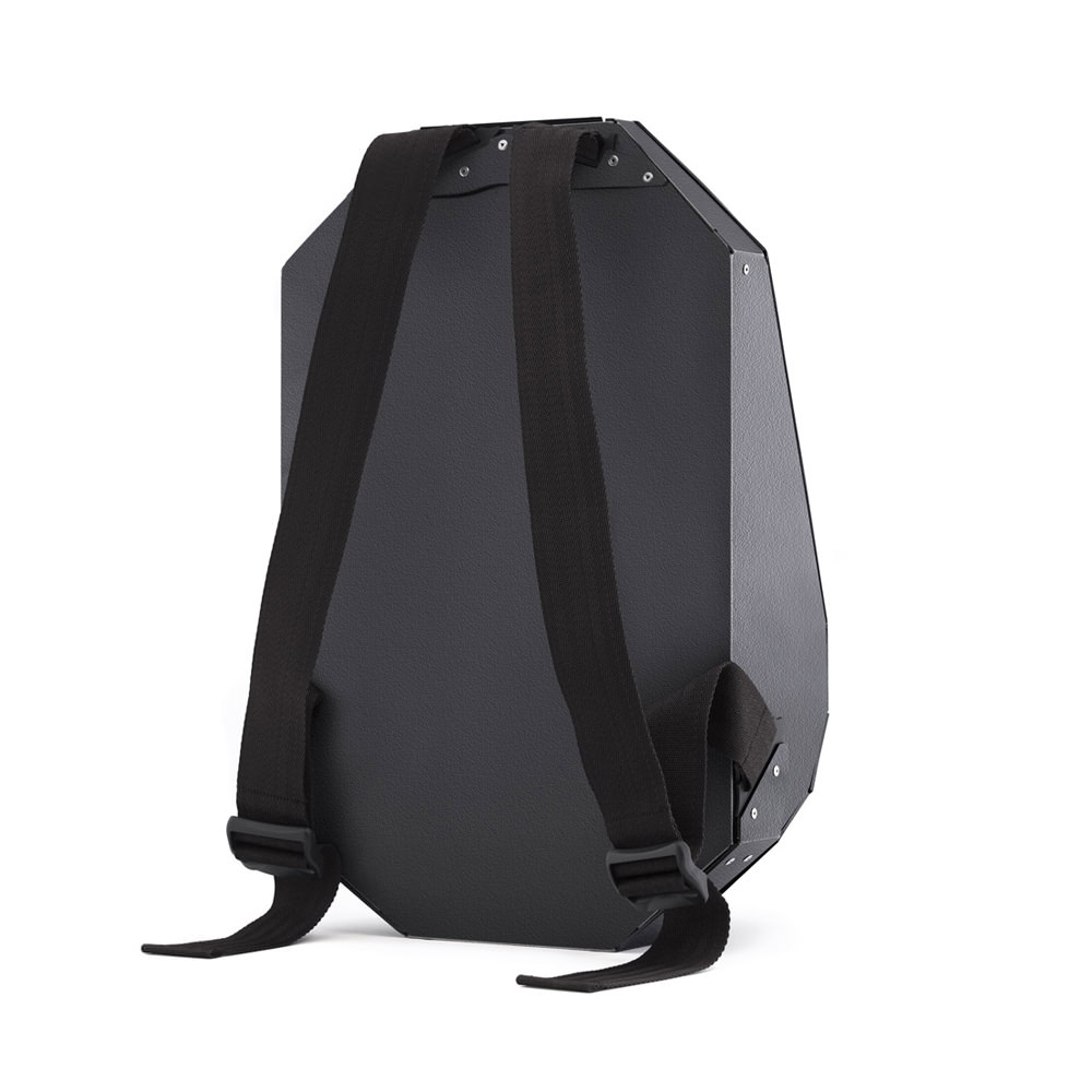 Hard-Shell Polymer Backpack Matte BlackHard-Shell Polymer Backpack ...