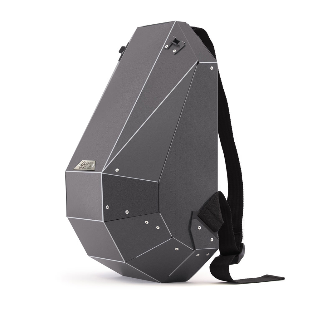 Hard-Shell Polymer Backpack GrayHard-Shell Polymer Backpack Gray - OFour