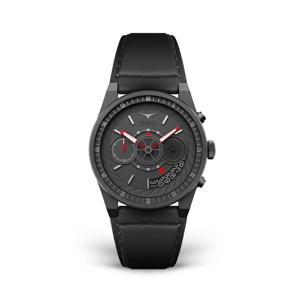 Zinvo Chrono Gunmetal Quartz Watch For MenZinvo Chrono Gunmetal Quartz ...