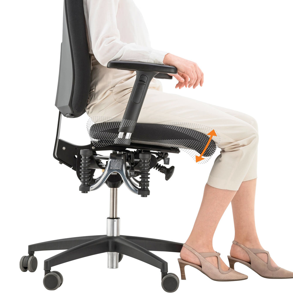 Office Chair for Active, Dynamic Sitting – HAIDER BIOSWIN Series 2 ...