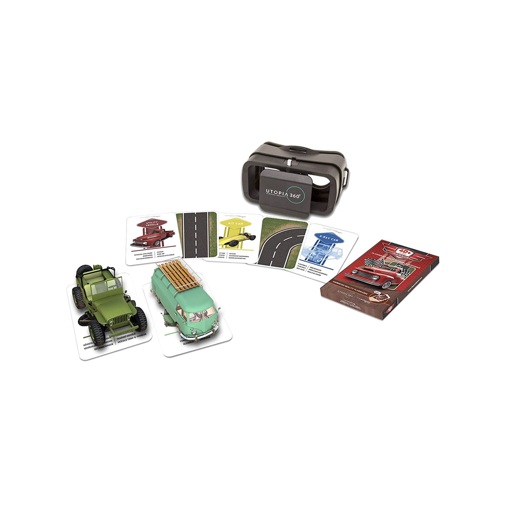 ReTrak Cars Bundle Augmented Reality Cards with VR HeadsetReTrak Cars ...