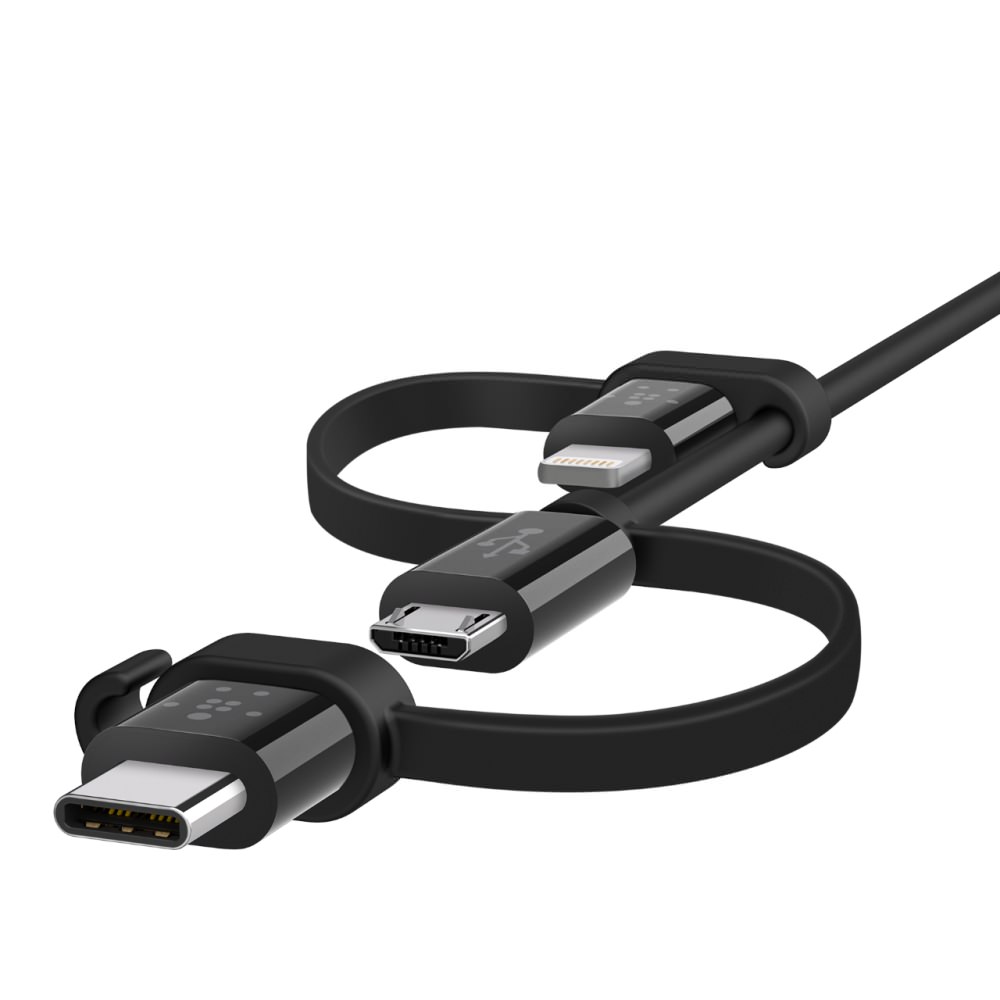 Universal Cable with Micro-USB, USB-C and Lightning ConnectorsUniversal ...