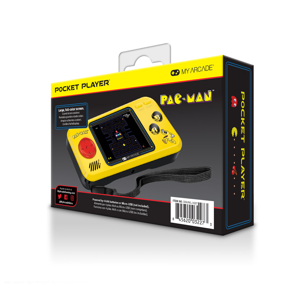 My Arcade® PAC-MAN™ Pocket Player™My Arcade® PAC-MAN™ Pocket Player ...