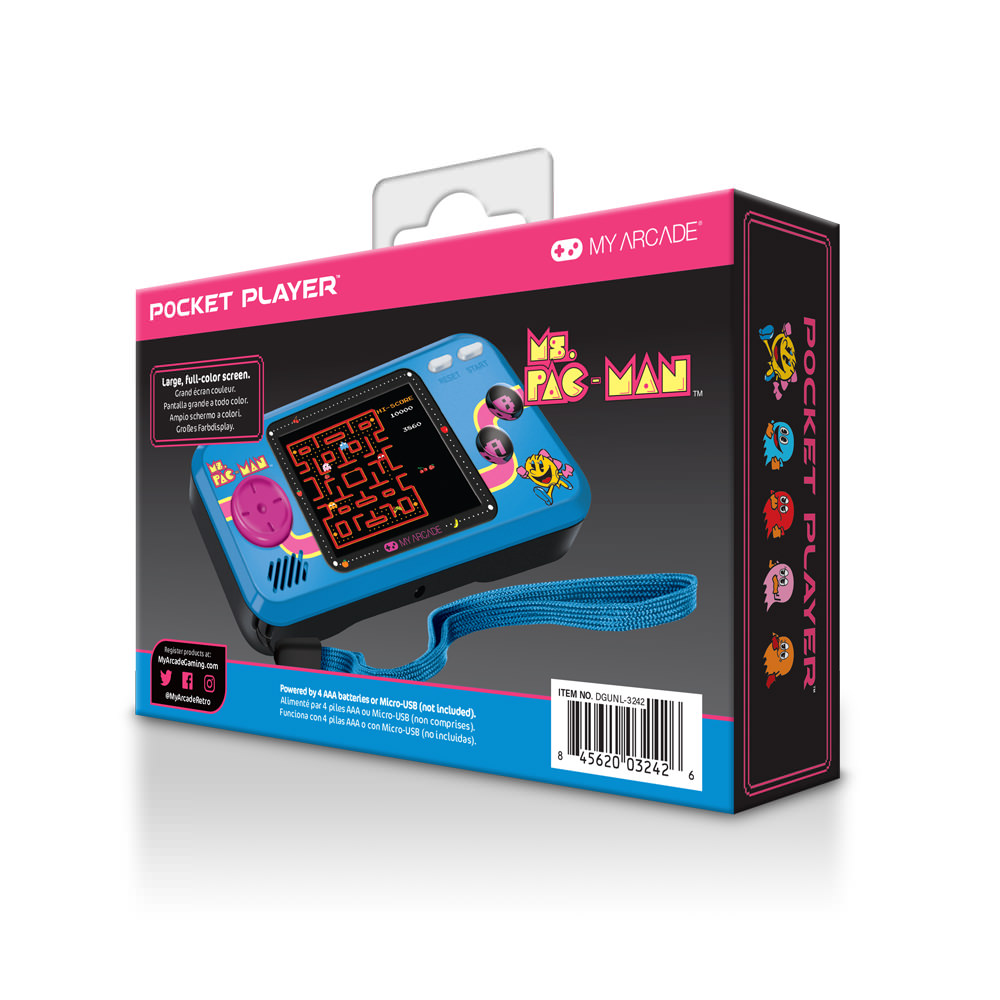 My Arcade® Ms. PAC-MAN™ Pocket Player™My Arcade® Ms. PAC-MAN™ Pocket ...