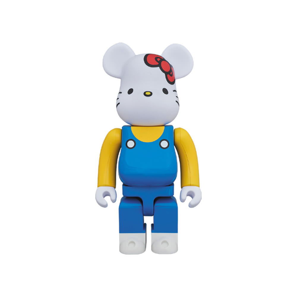 Bearbrick Hello Kitty (Blue Overall Ver.) 400% WhiteBearbrick Hello ...