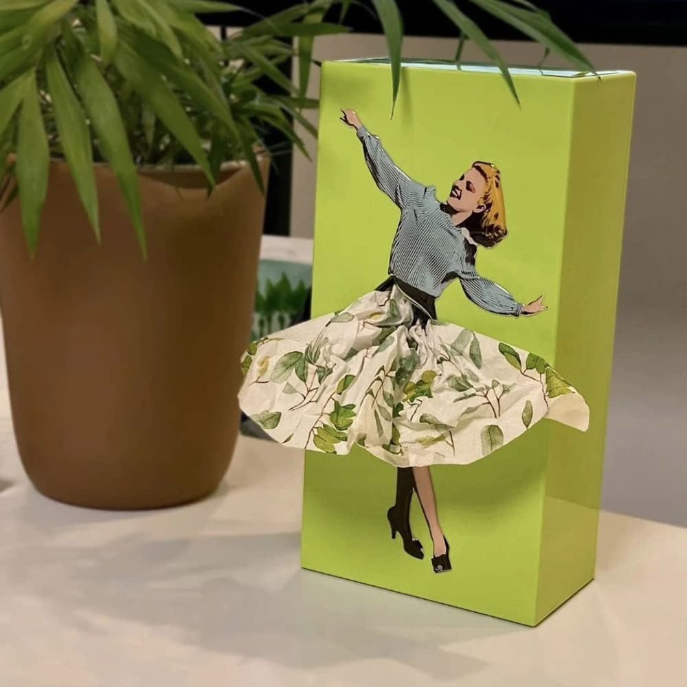 Tissue Up Girl Light GreenTissue Up Girl Light Green - OFour