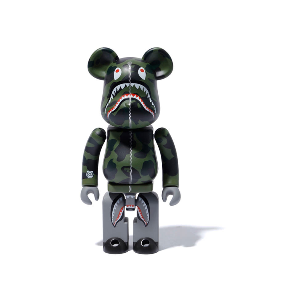 Bearbrick x Medicom 1st Camo Shark Superalloy Chogokin 200% Bearbrick ...