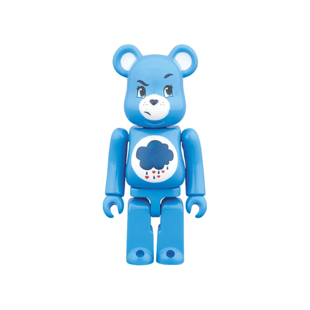 Bearbrick Grumpy Bear 100% BlueBearbrick Grumpy Bear 100% Blue - OFour