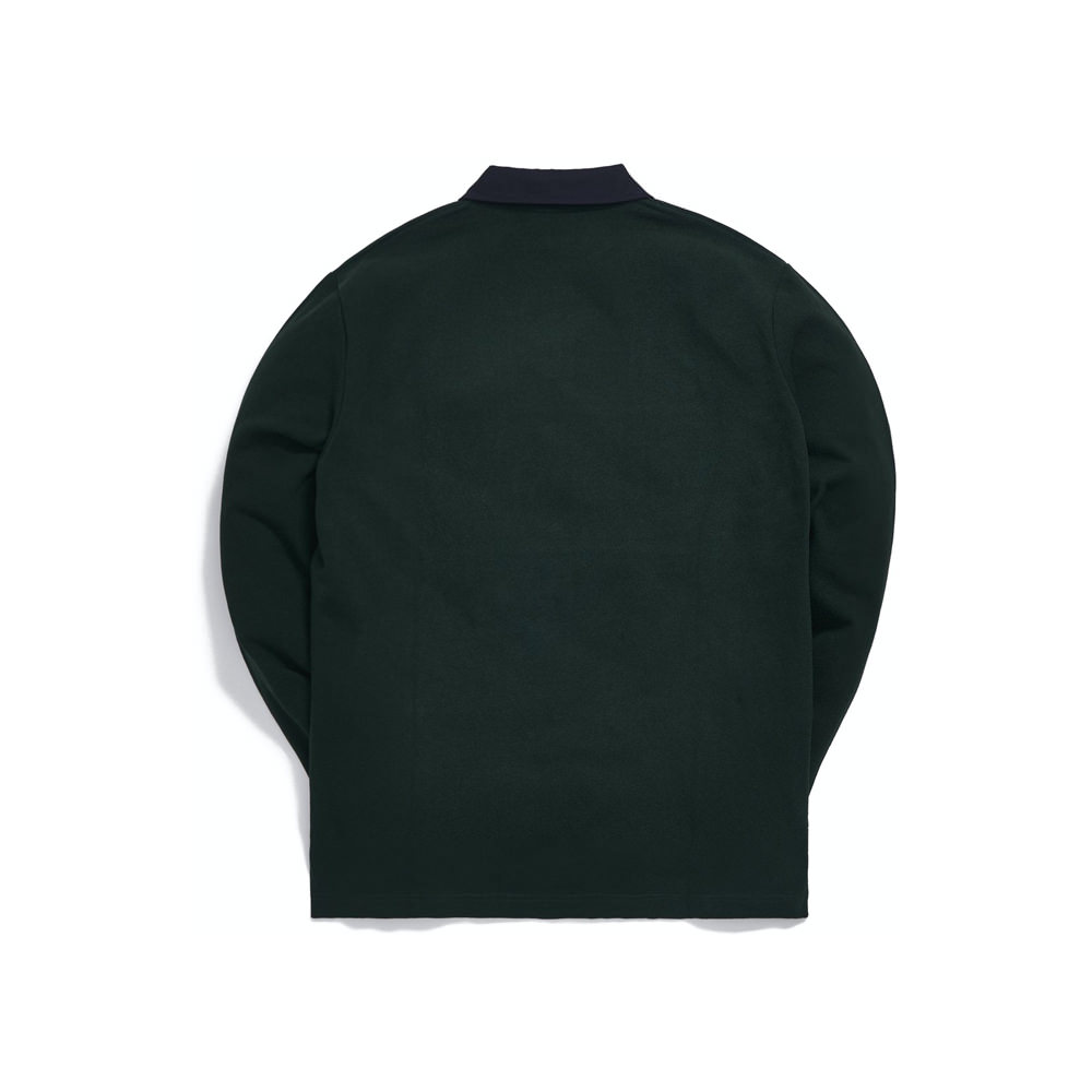 Kith for Bergdorf Goodman L/S Quarter Zip Forest GreenKith for Bergdorf ...