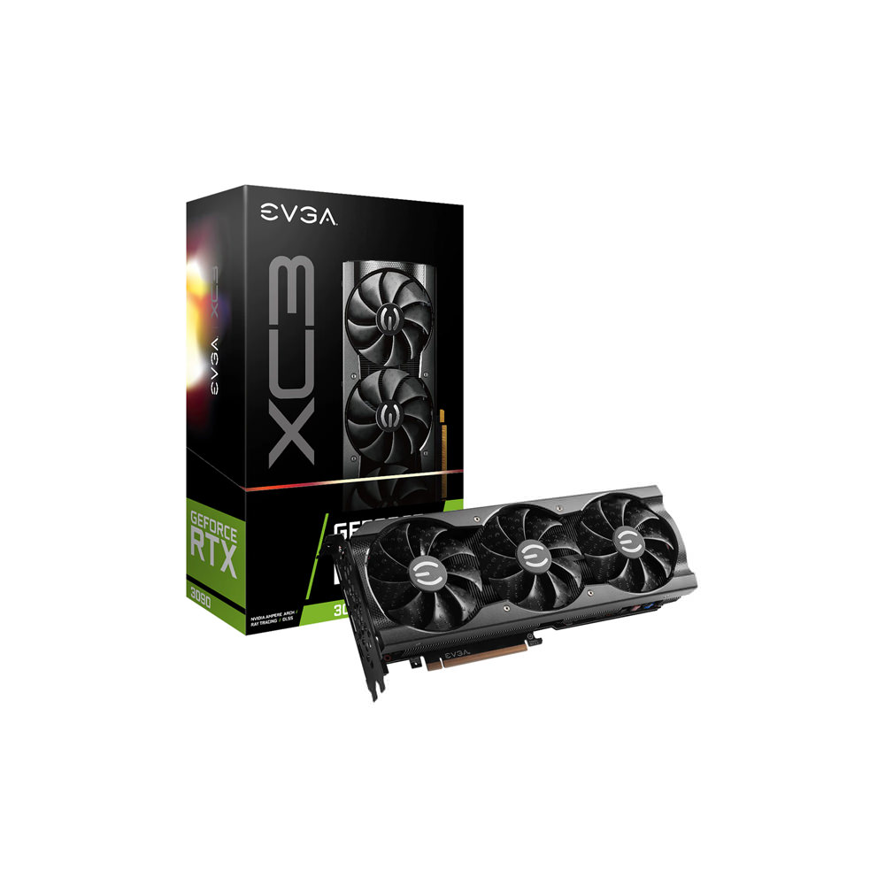 NVIDIA EVGA GeForce RTX 3090 XC3 GAMING 24GB GDDR6X, iCX3 Cooling ARGB ...