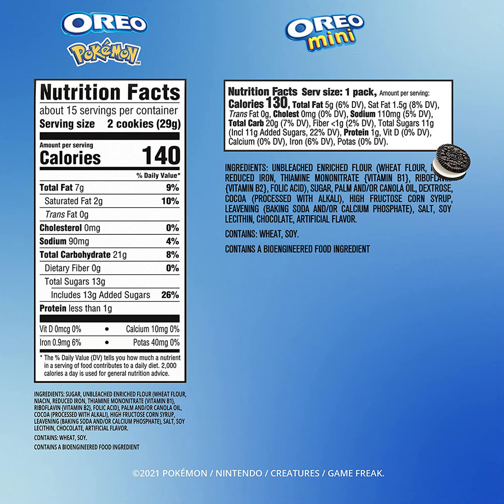 Oreo Pokémon Themed Chocolate Sandwich Cookies, Limited Edition, 15.25 ...