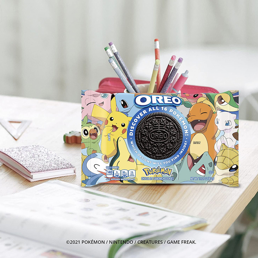 Oreo Pokémon Themed Chocolate Sandwich Cookies, Limited Edition, 15.25 ...