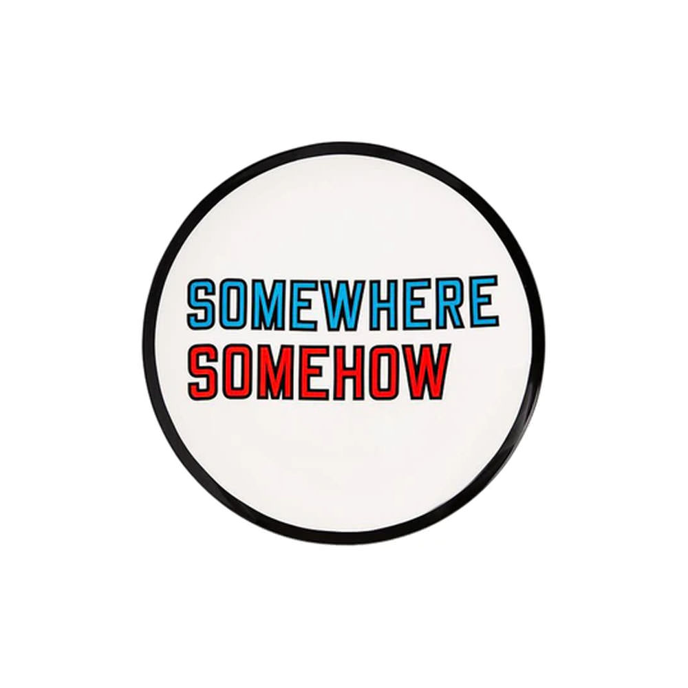 Artist Plate Project x Lawrence Weiner Somewhere Somehow Plate (Edition ...