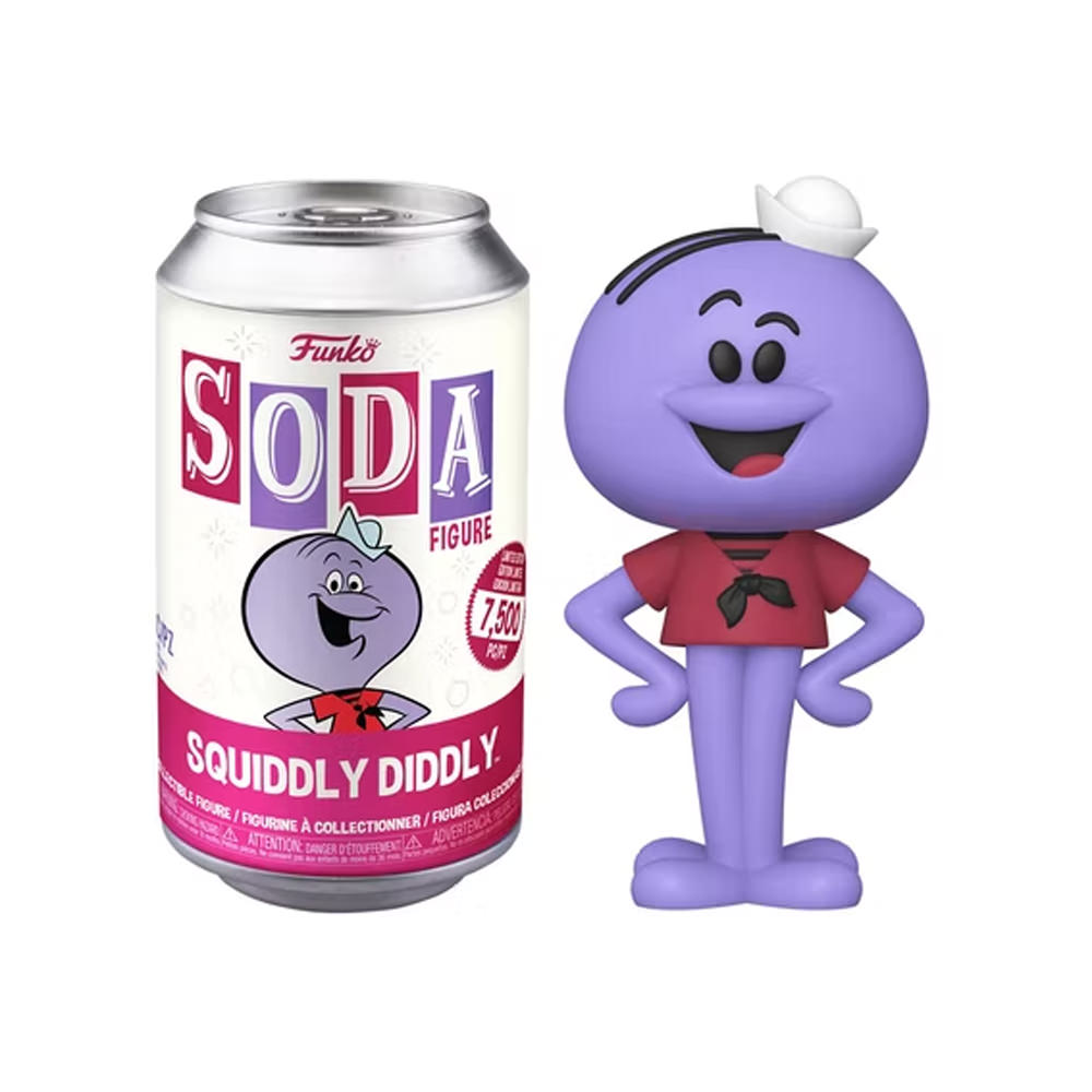 Funko Soda Squiddly Diddly Open Can FigureFunko Soda Squiddly Diddly ...
