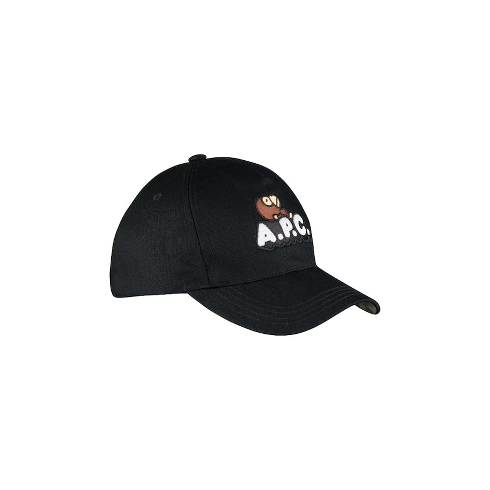 BAPE x A.P.C. Milo on APC Denim Cap BlackBAPE x A.P.C. Milo on APC ...