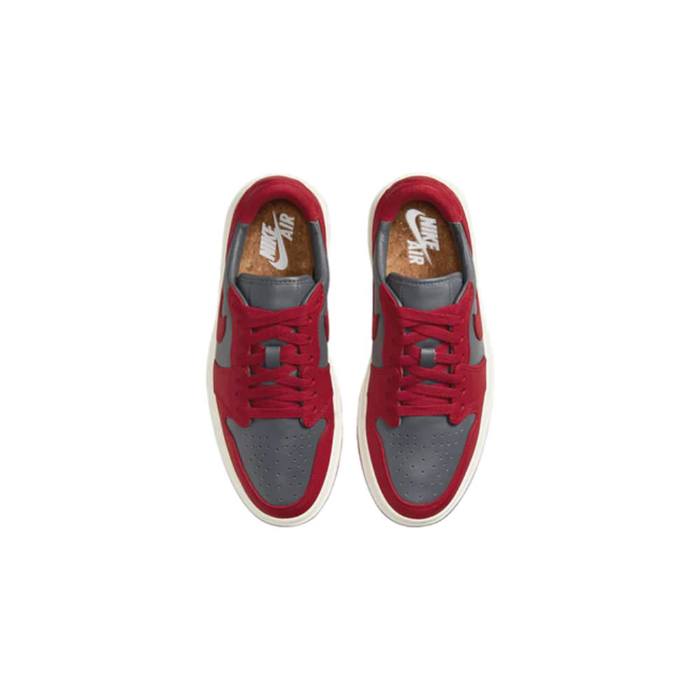 Jordan 1 Elevate Low Dark Grey Varsity Red (W)Jordan 1 Elevate Low Dark ...