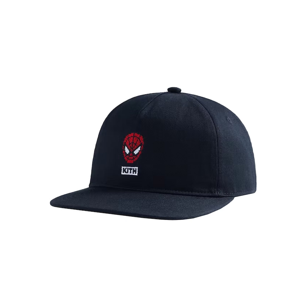 Kith Marvel Spider-Man Needle Point Snapback BlackKith Marvel Spider ...