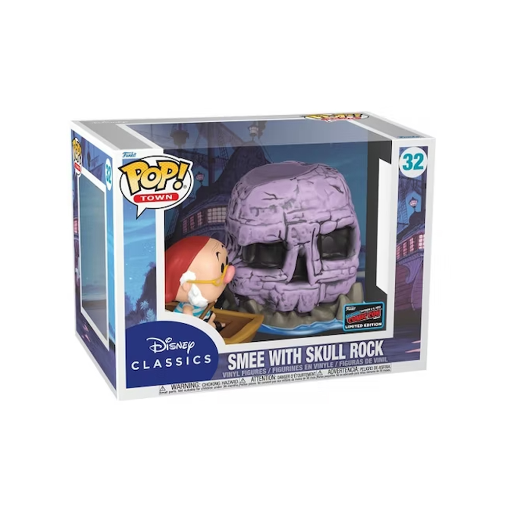 Funko Pop! Town Disney Classics Peter Pan Smee with Skull Rock 2022 ...