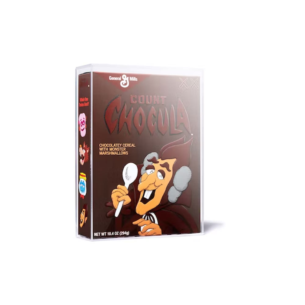 KAWS Monsters Count Chocula Cereal Limited Edition in Acrylic Case (Not ...