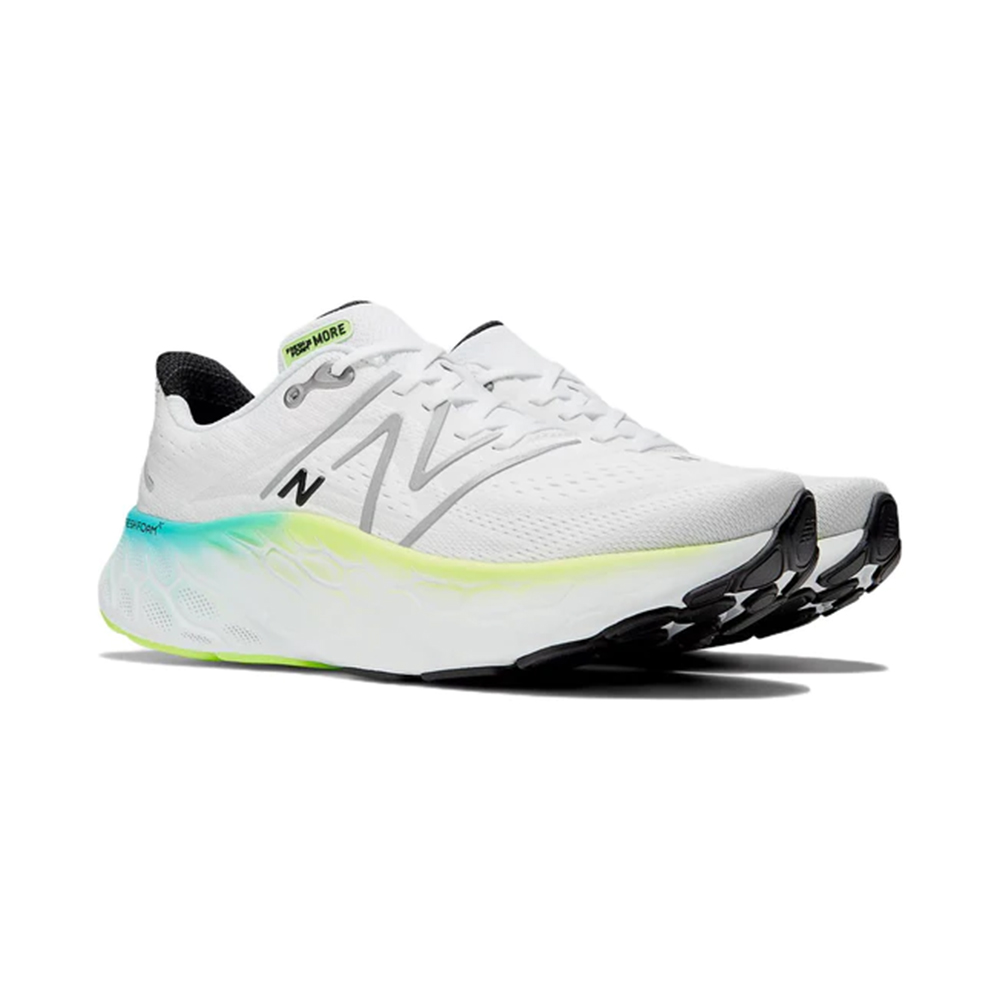 New Balance Fresh Foam X More V4 White GreenNew Balance Fresh Foam X ...