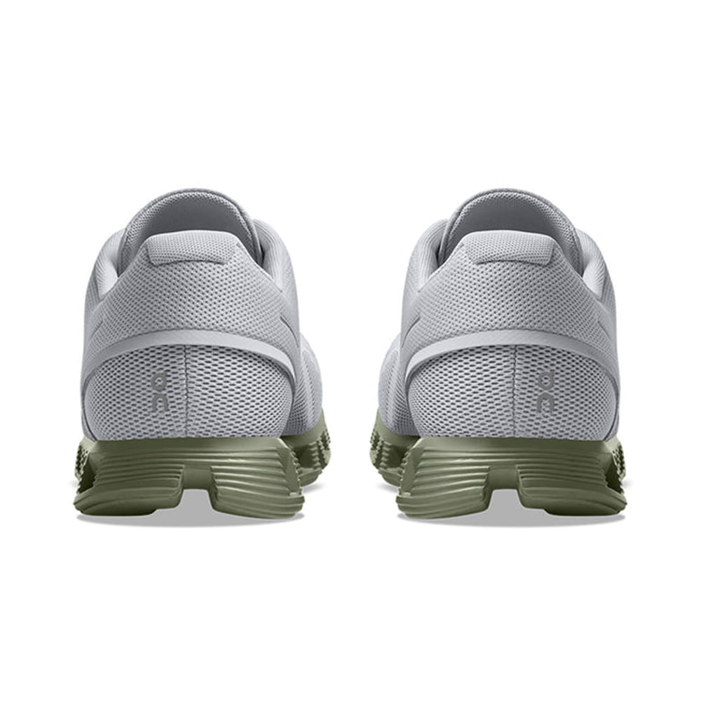 On Running Cloud 5 Glacier Grey Reseda GreenOn Running Cloud 5 Glacier ...