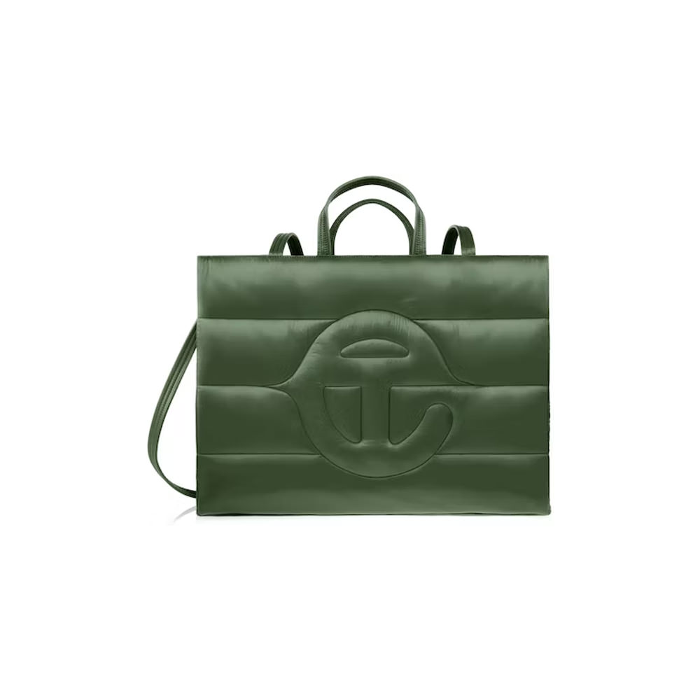 Telfar Large Puff Shopper GreenTelfar Large Puff Shopper Green - OFour