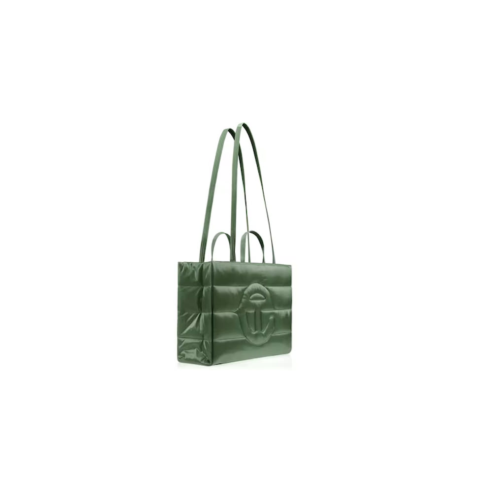 Telfar Large Puff Shopper GreenTelfar Large Puff Shopper Green - OFour