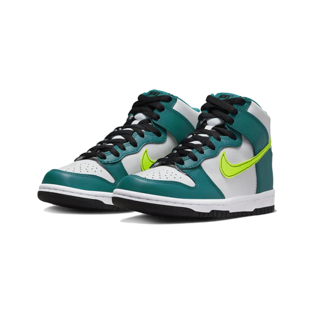 Nike Dunk High Bright Spruce Volt (GS)Nike Dunk High Bright Spruce Volt ...