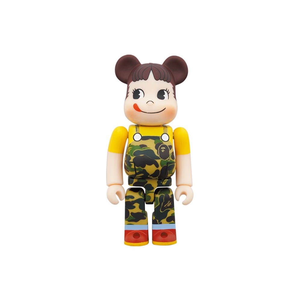 Bearbrick x BAPE Peko-chan 100% & 400% Set Green CamoBearbrick x BAPE Peko-chan 100% & 400% Set ...