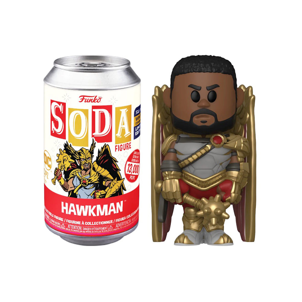 Funko Soda DC Hawkman 2022 Winter Convention Exclusive Open Can Chase ...