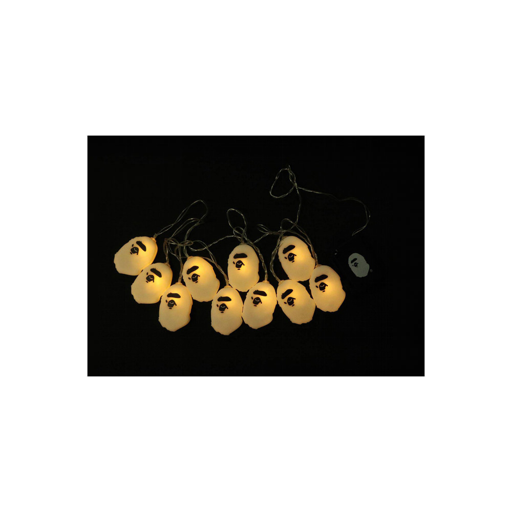 BAPE Ape Head Led Garland Light YellowBAPE Ape Head Led Garland Light ...
