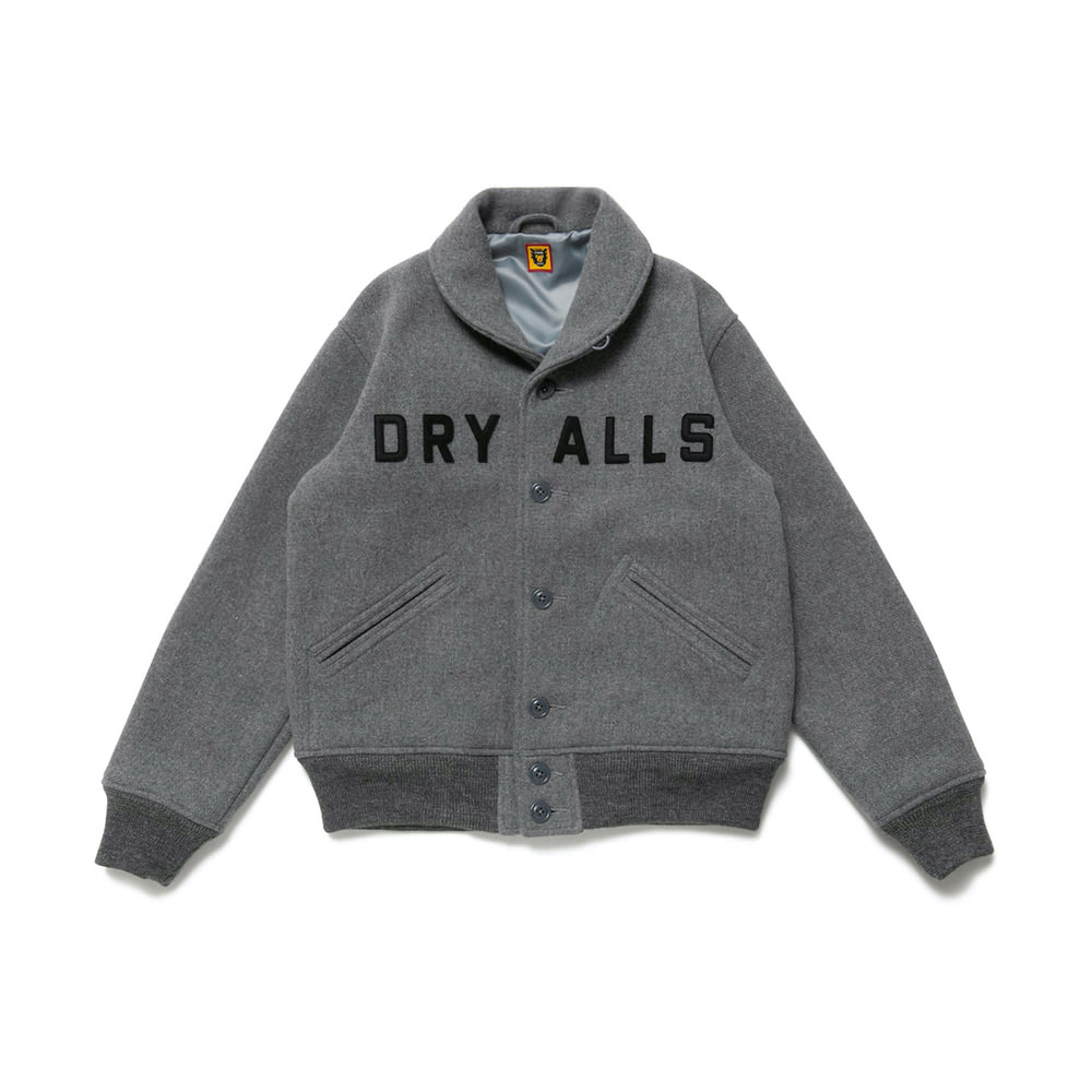 Human Made Melton Wool Jacket GreyHuman Made Melton Wool Jacket Grey ...