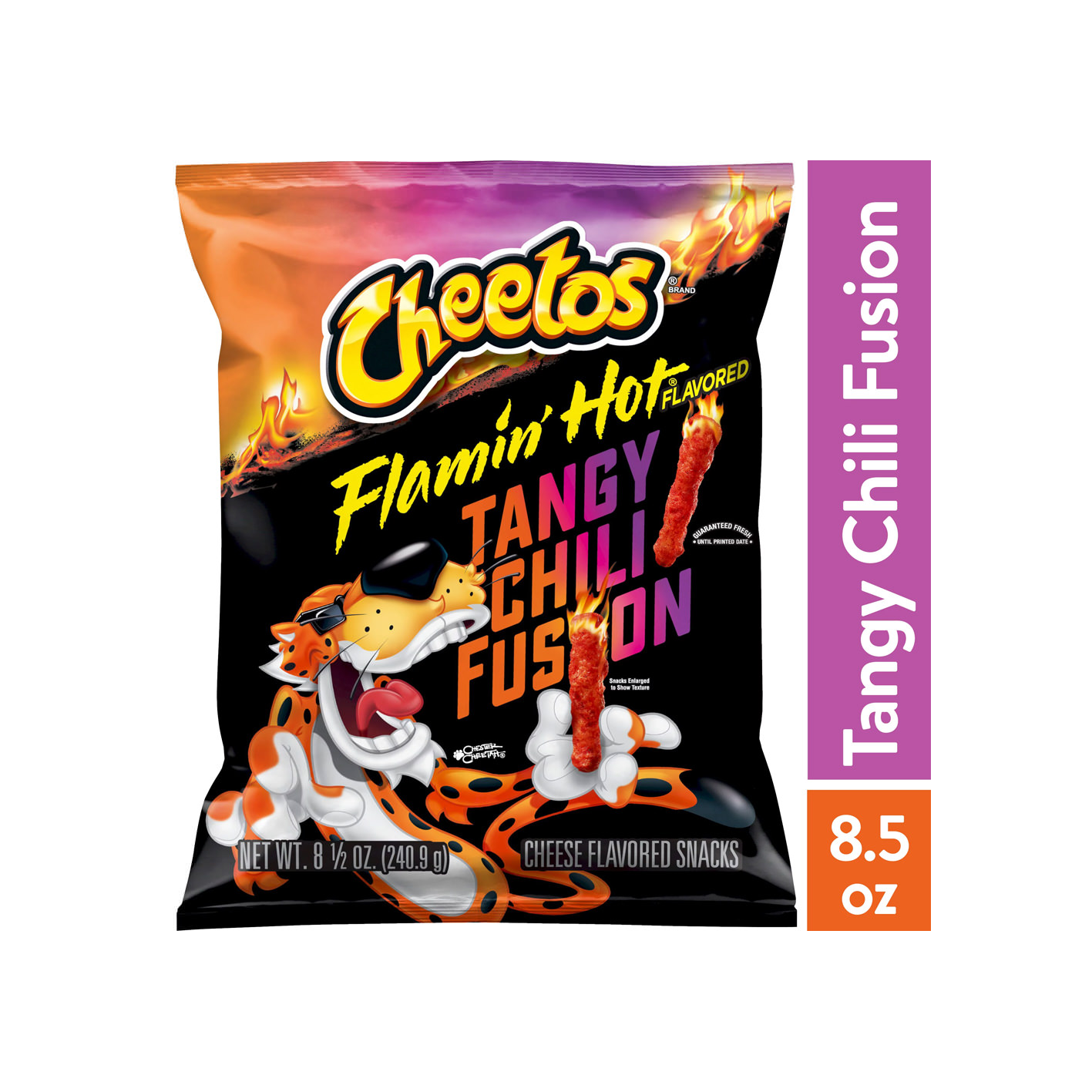 Cheetos Flamin’ Hot Tangy Chili Fusion Flavored Snack, 8.5 ozCheetos ...