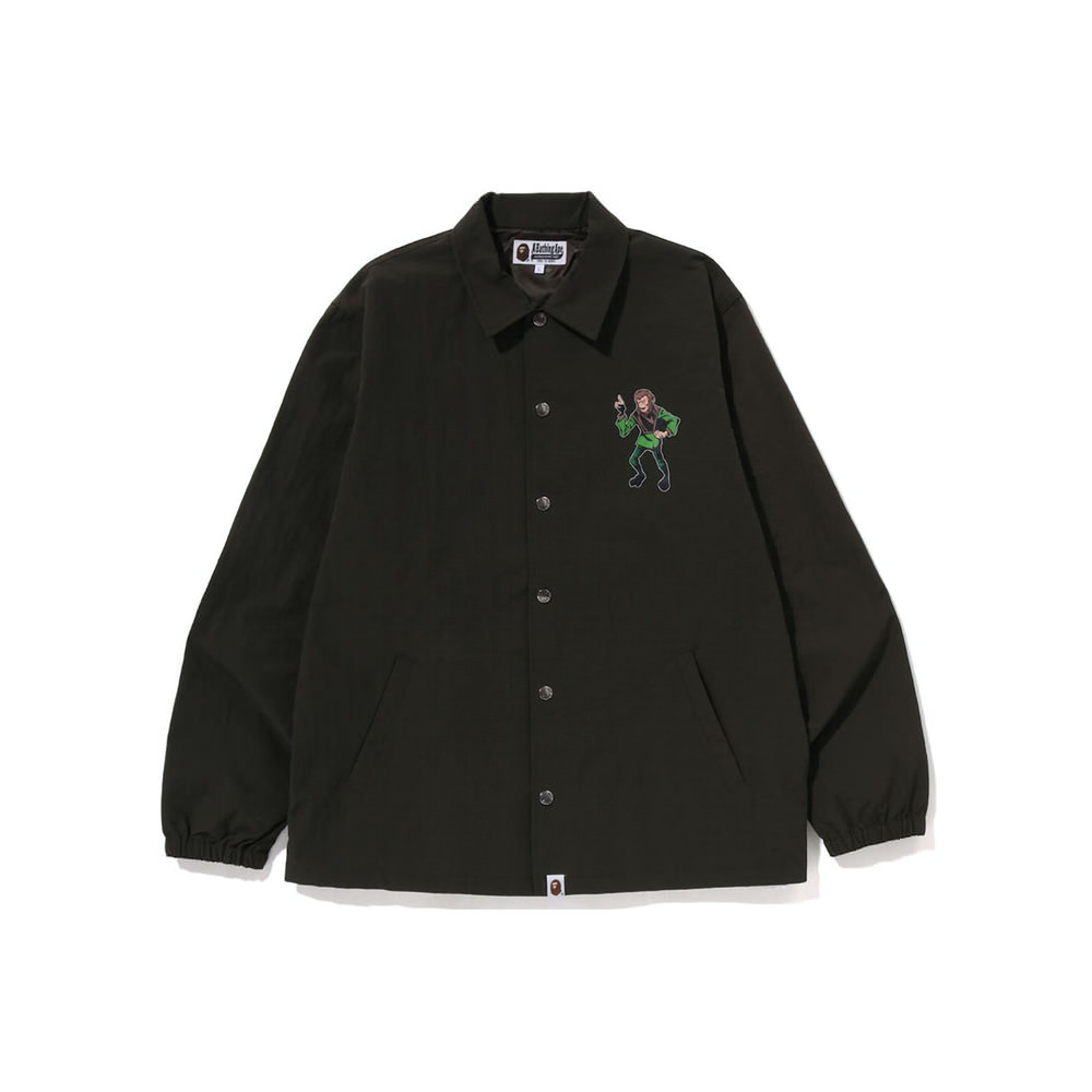 BAPE Ape Graphic Coach Jacket GreenBAPE Ape Graphic Coach Jacket Green ...