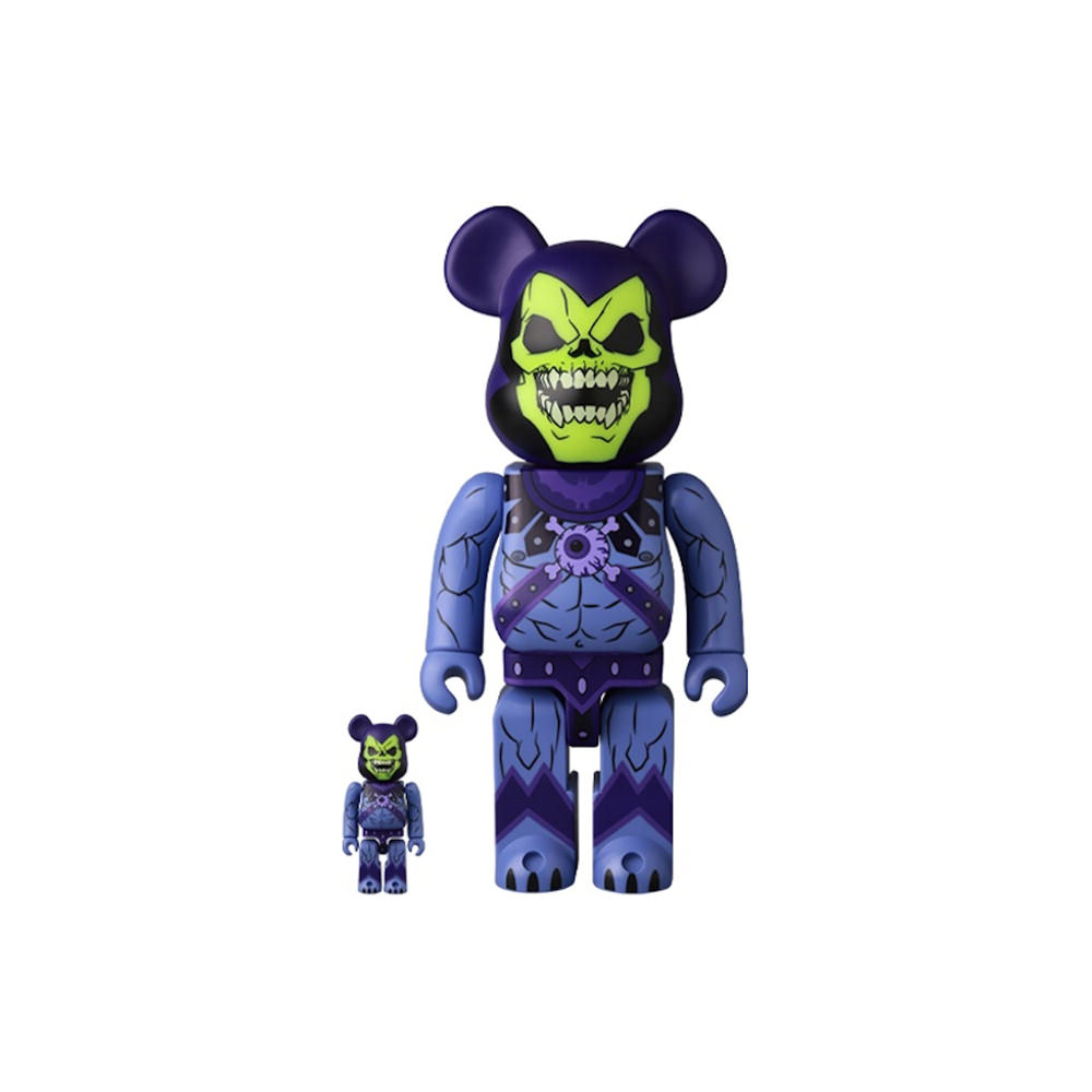 Bearbrick x Mishka x Masters of The Universe Skeletor 100% & 400% ...