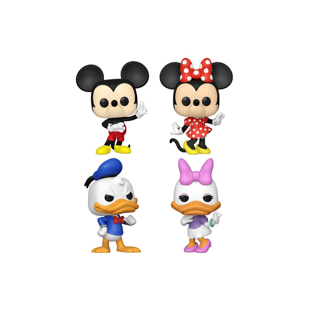 Funko Pop! Disney 100 Mickey, Minnie, Donald and Daisy Walmart ...