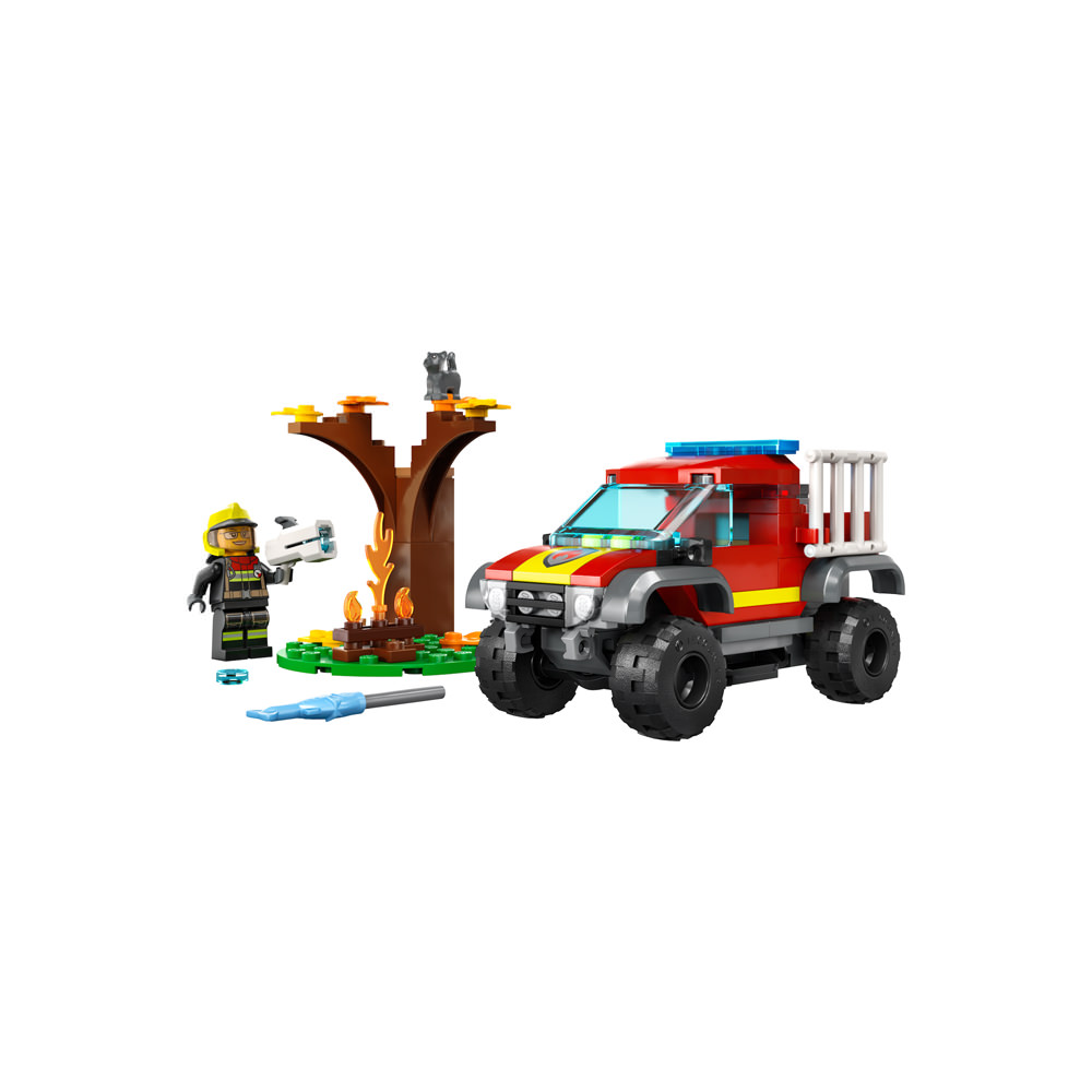LEGO City 4×4 Fire Truck Rescue Set 60393LEGO City 4x4 Fire Truck ...