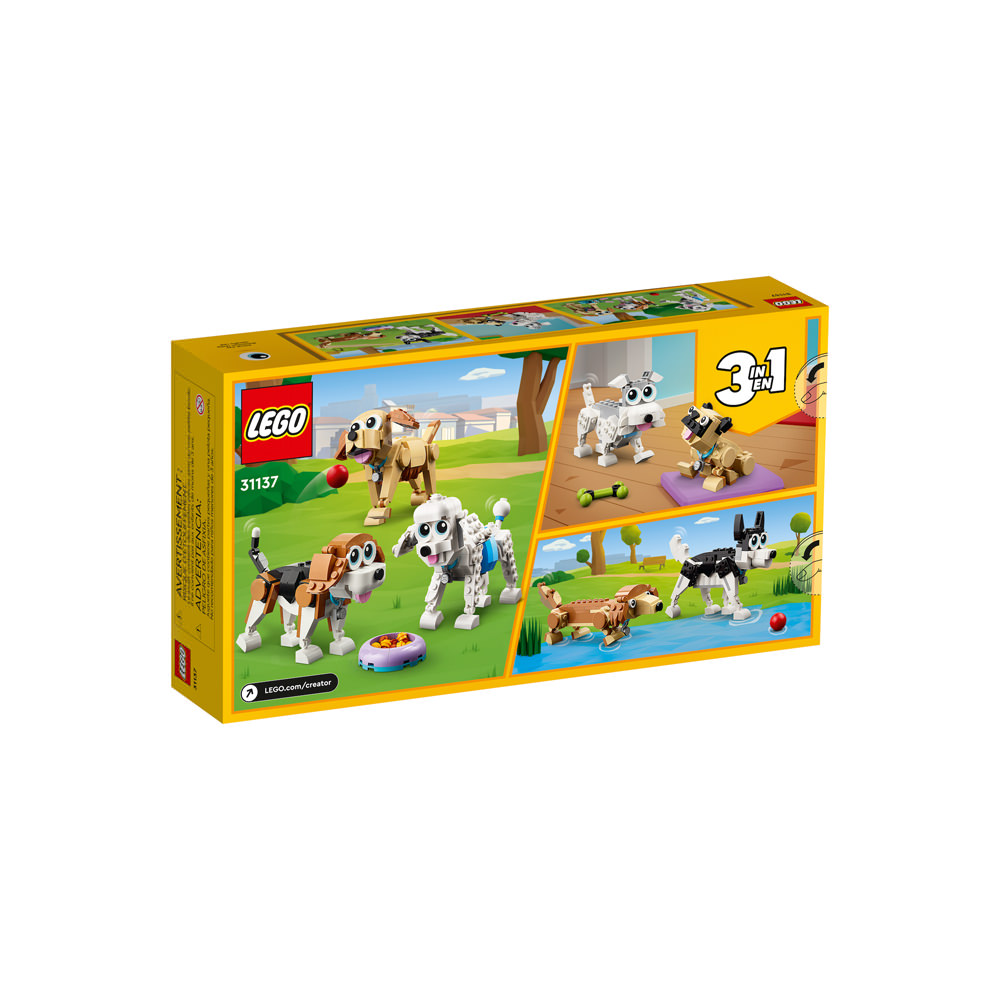 LEGO Creator 3in1 Adorable Dogs Set 31137LEGO Creator 3in1 Adorable ...