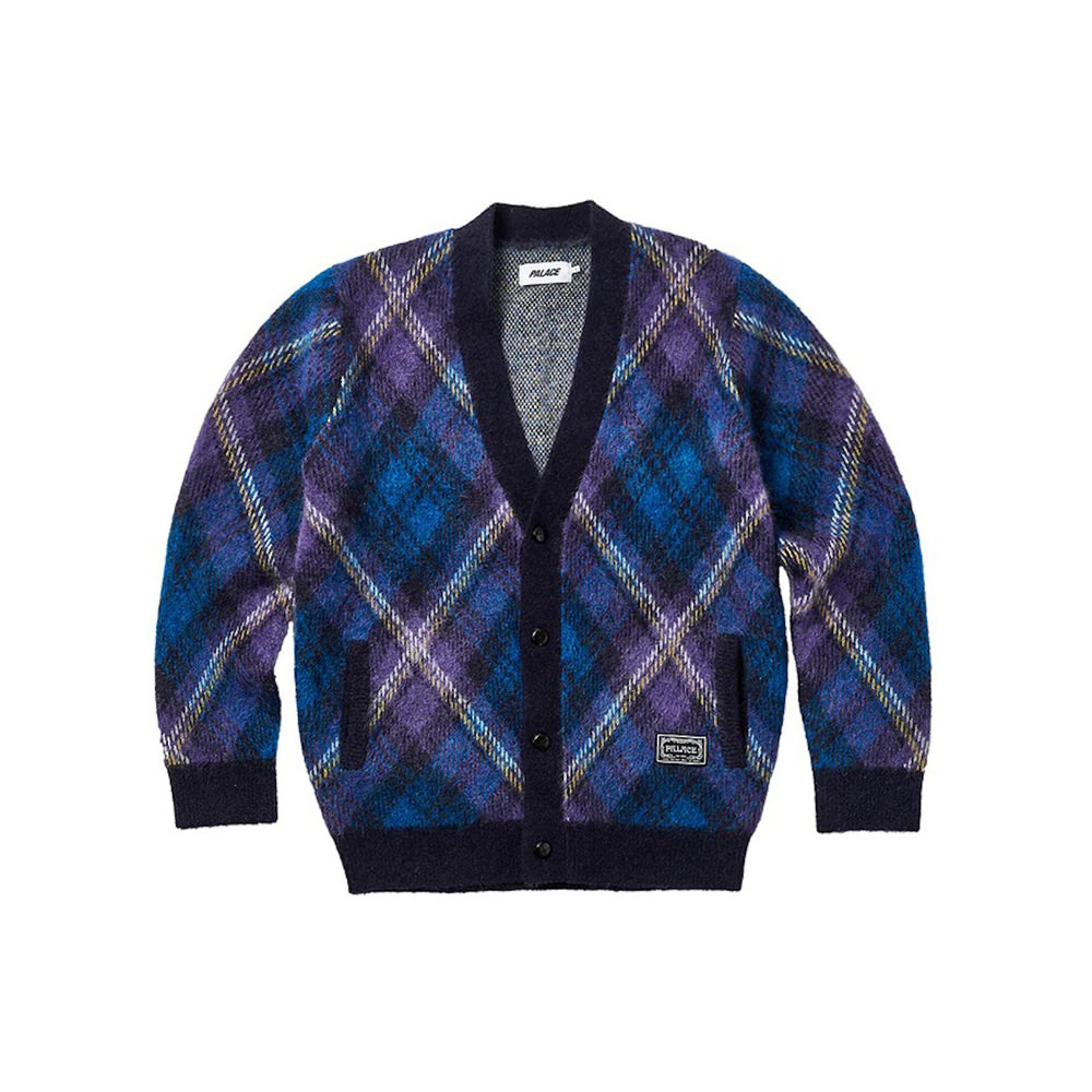 Palace Fluffy Cardigan PurplePalace Fluffy Cardigan Purple - OFour