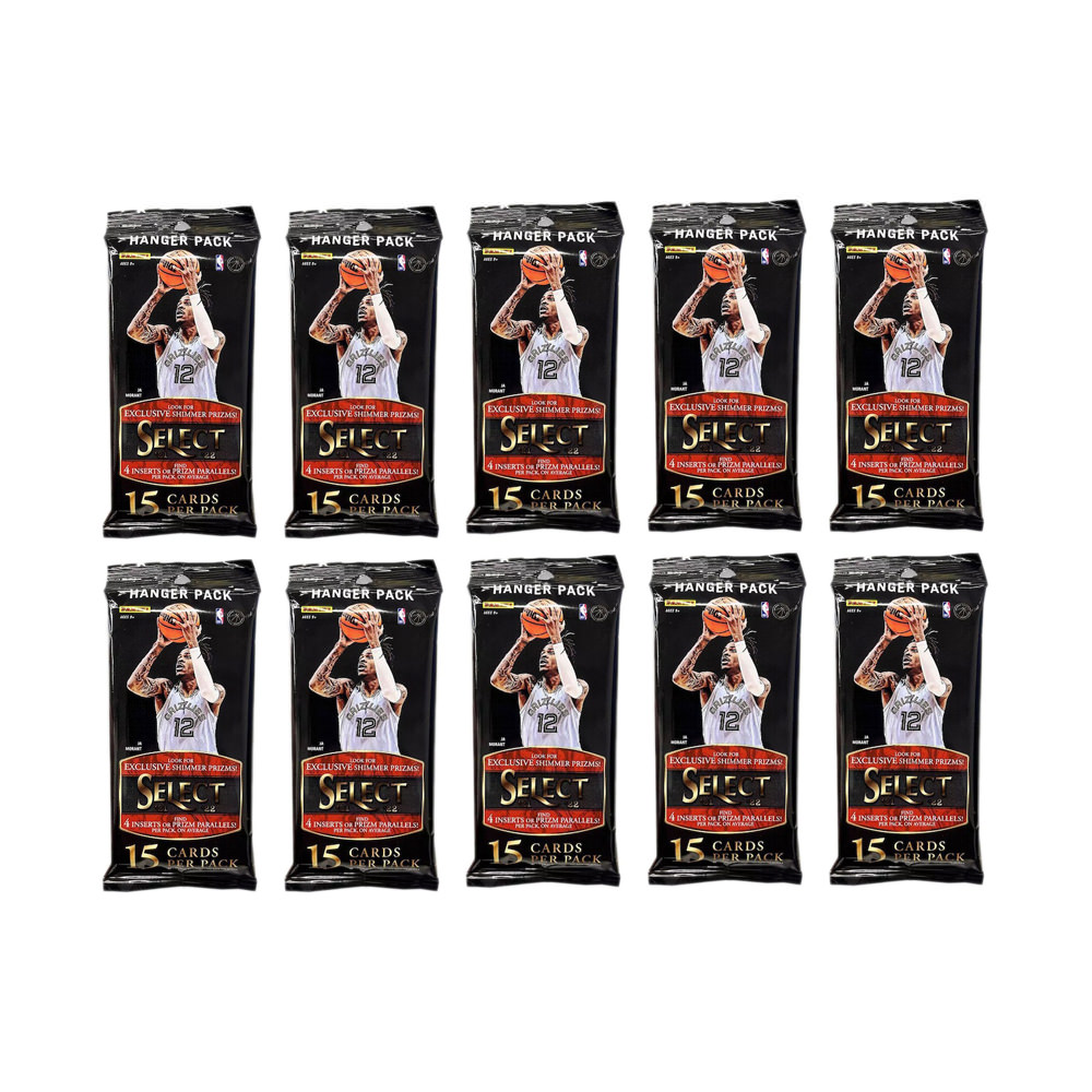 2021-22 Panini Select Basketball Hanger Pack 10x Lot2021-22 Panini ...