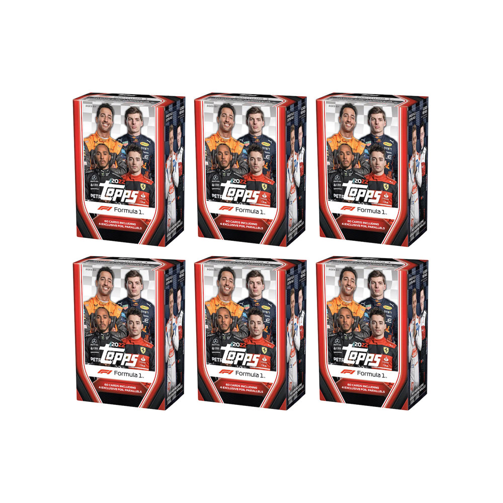 2022 Topps Formula 1 Racing Blaster Box 6x Lot2022 Topps Formula 1 ...