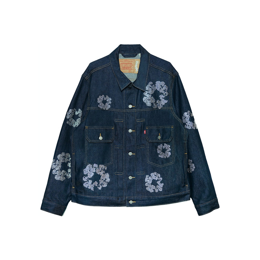 Denim Tears Bust Down Tears Type 2 Jacket SelvedgeDenim Tears Bust Down ...