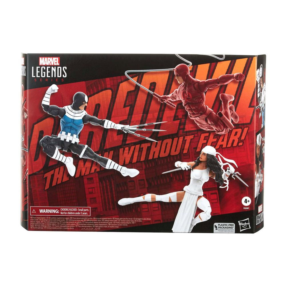 Hasbro Marvel Legends Series Daredevil Elektra and Marvel s Bullseye Action Figure 3 PackHasbro Marvel Legends Series Daredevil Elektra and Marvel s Bullseye Action Figure 3 Pack OFour