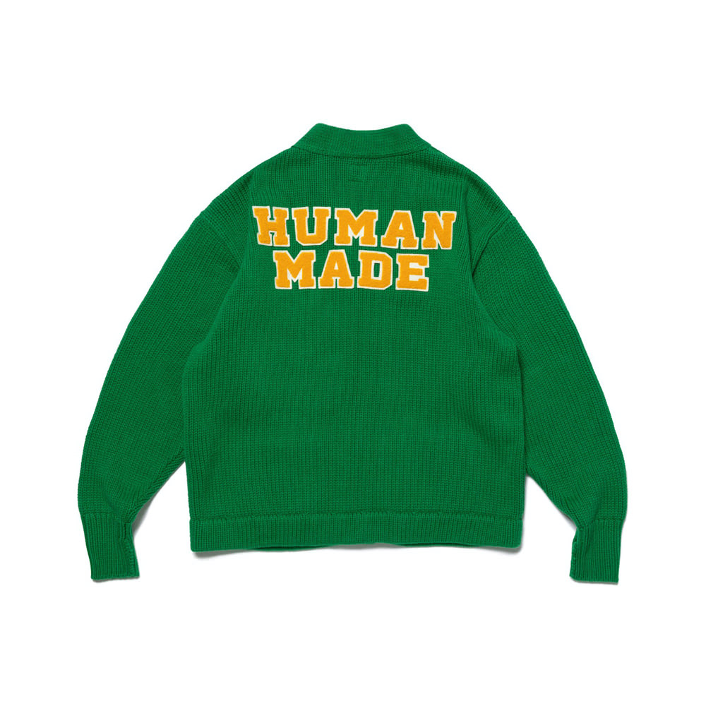 Human Made Low Gauge Knit Cardigan GreenHuman Made Low Gauge Knit ...