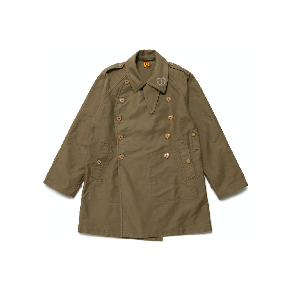 Human Made Military Motorcycle Coat BeigeHuman Made Military Motorcycle ...