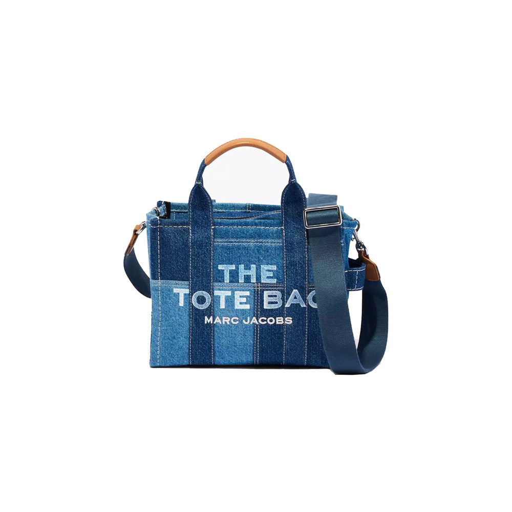 Marc Jacobs The Denim Tote Bag Mini Blue DenimMarc Jacobs The Denim ...
